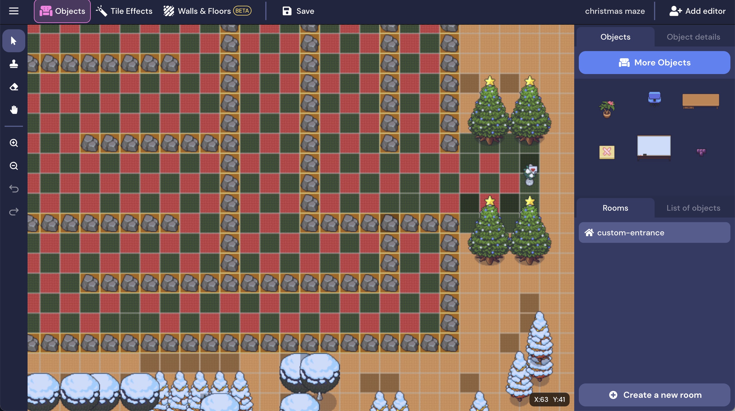 Christmas Maze on Gather Town using Teachable Machine | Teachableverse